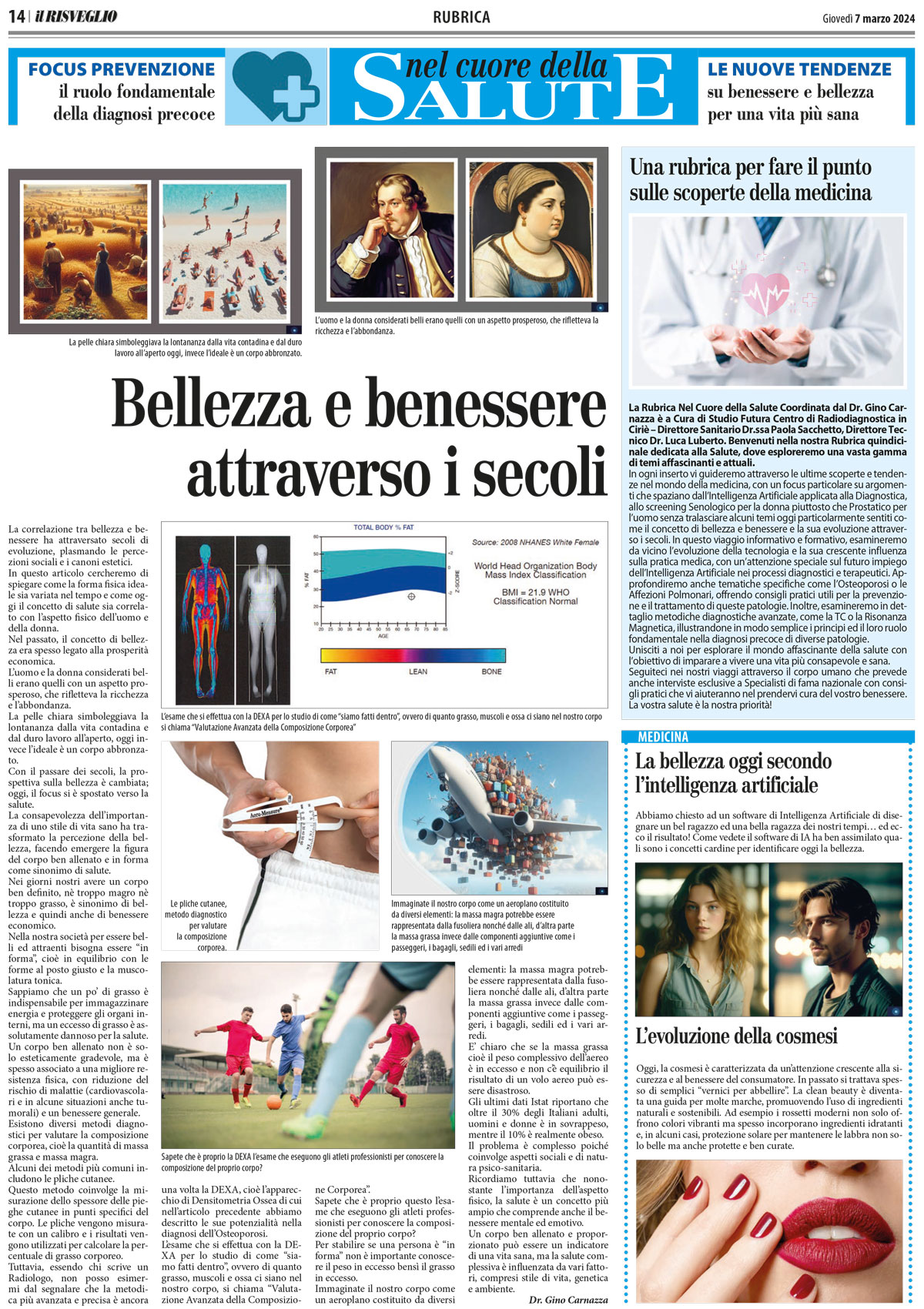 Bellezza e benessere attraverso i secoli - Studio Futura